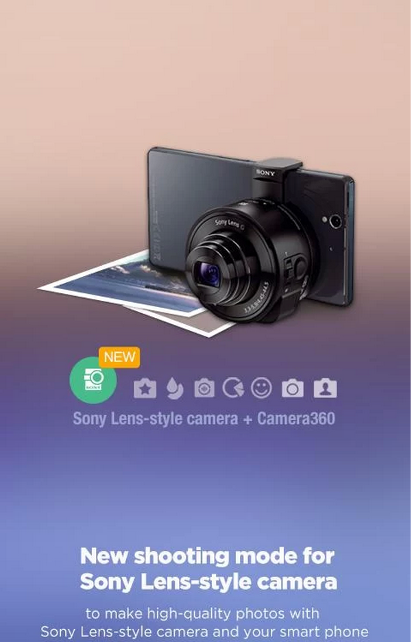 Camera360 app brings Sony QX10/QX100 support in latest update | Xperia Blog