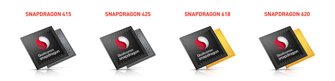 Qualcomm announces four new mid-tier Snapdragon chipsets (620, 618, 425 ...